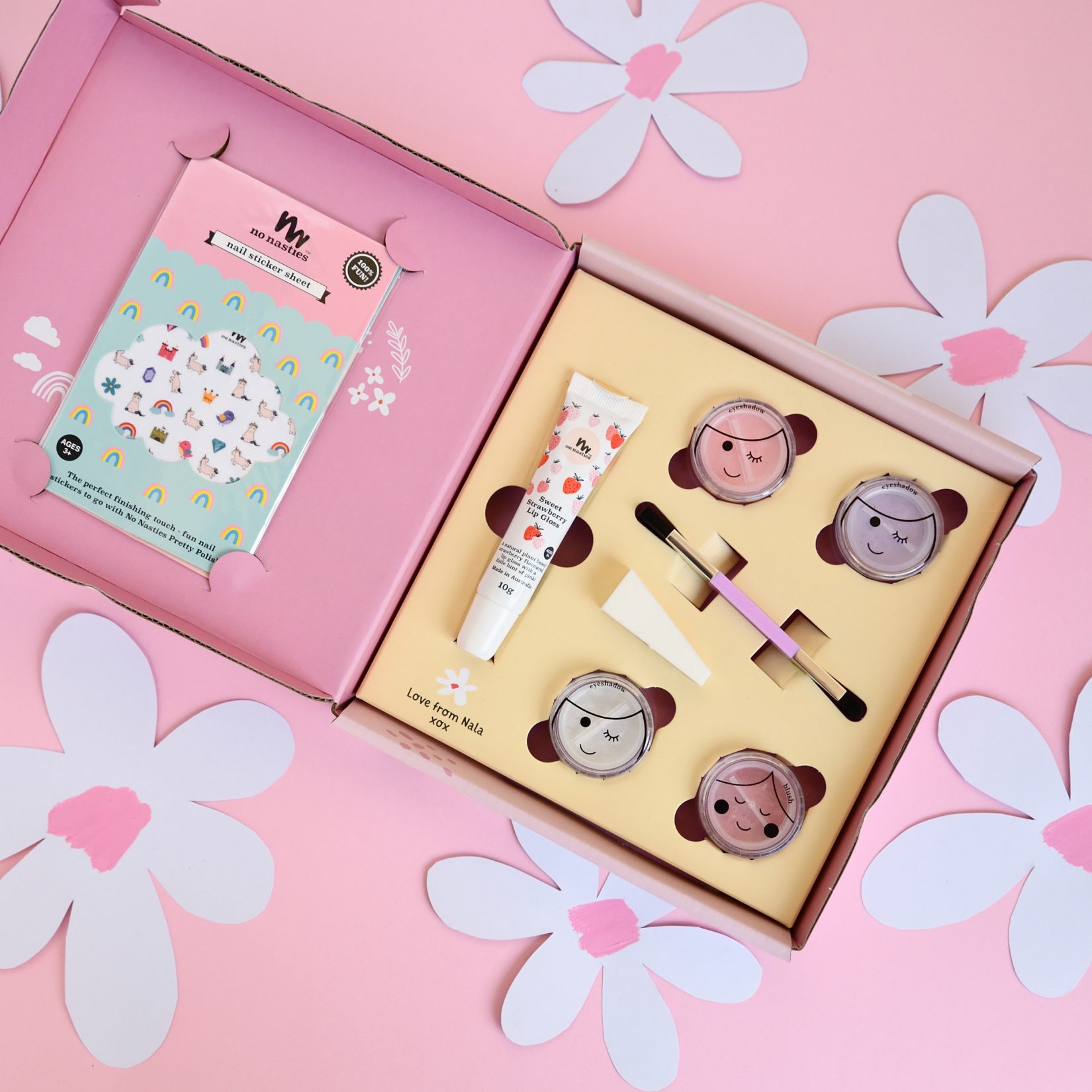 Nala Pink Natural Play Kids Makeup Deluxe Box » Coastal Kids ...